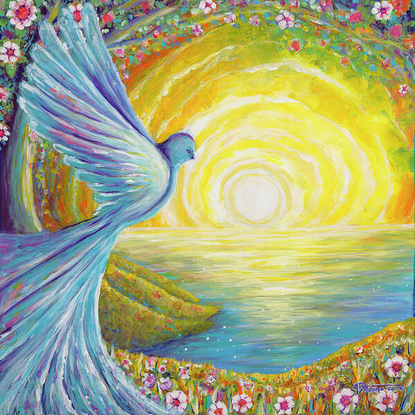 Bird of light - Art Print – PAINTINGS FROM WITHIN STORE